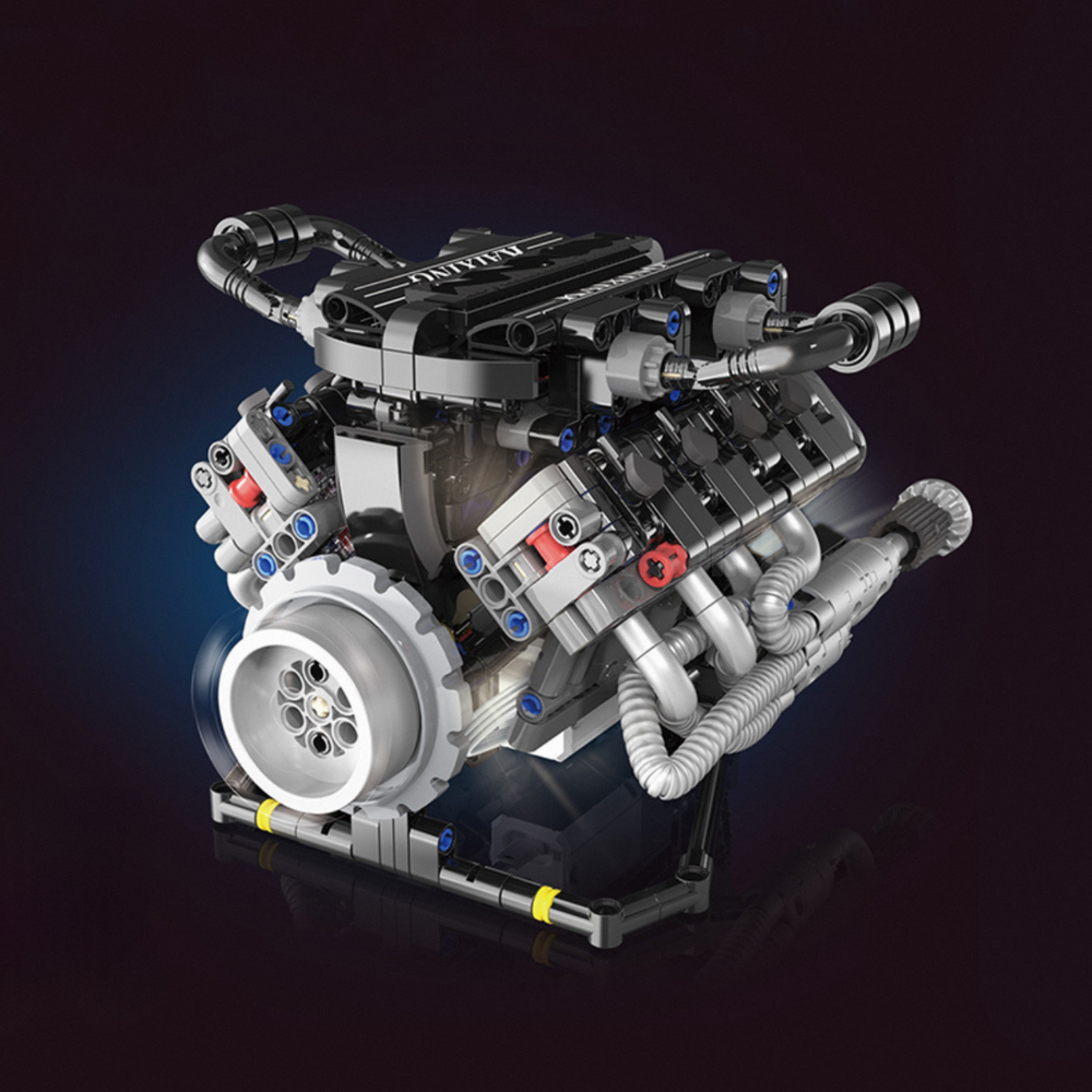 Motorised V8 Engine | 716pcs