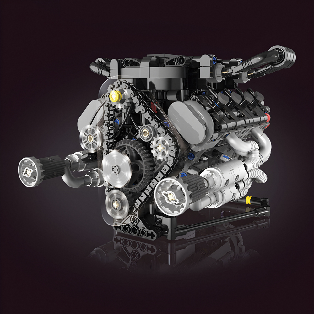 Motorised V8 Engine | 716pcs